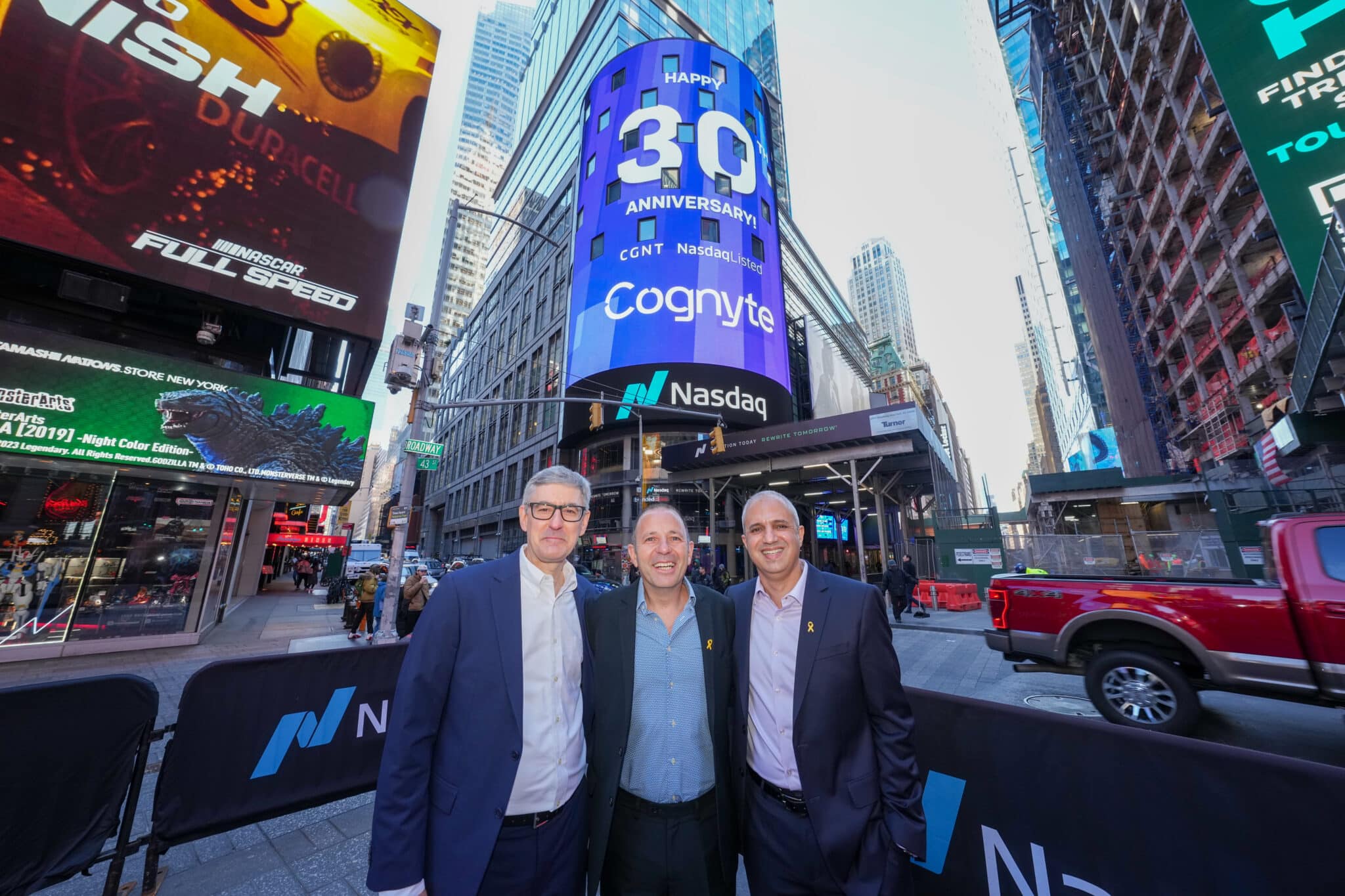Cognyte Rings Nasdaq Opening Bell to Celebrate Thirty Years In the Industry, Third Anniversary ...